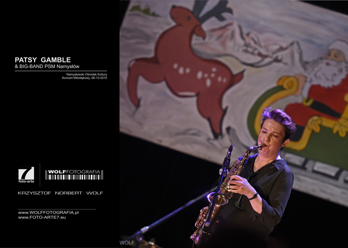 Patsy Gamble – A much in demand session saxophonist, vocalist, composer ...